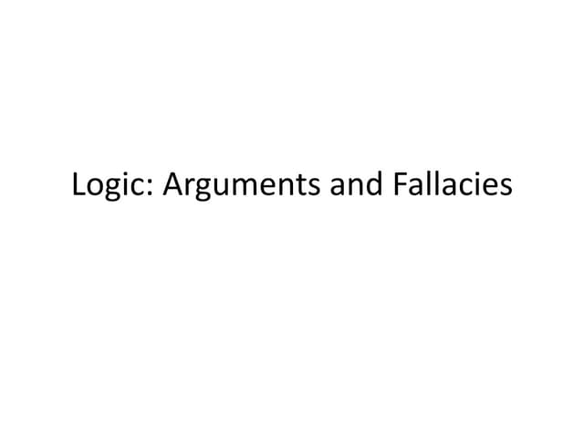Logic - Three mental operations | PPT