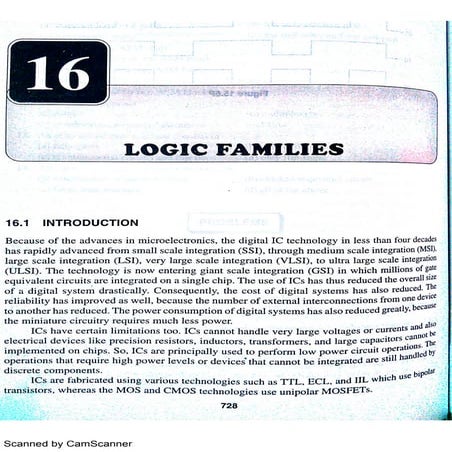 Logic families | PDF