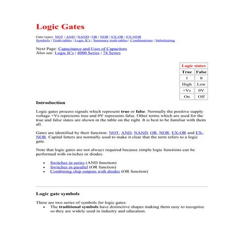 Logic gates | DOC