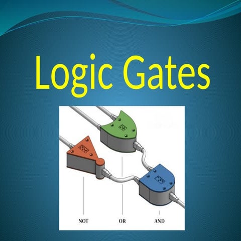 Practical Uses of Logic Gates | PDF