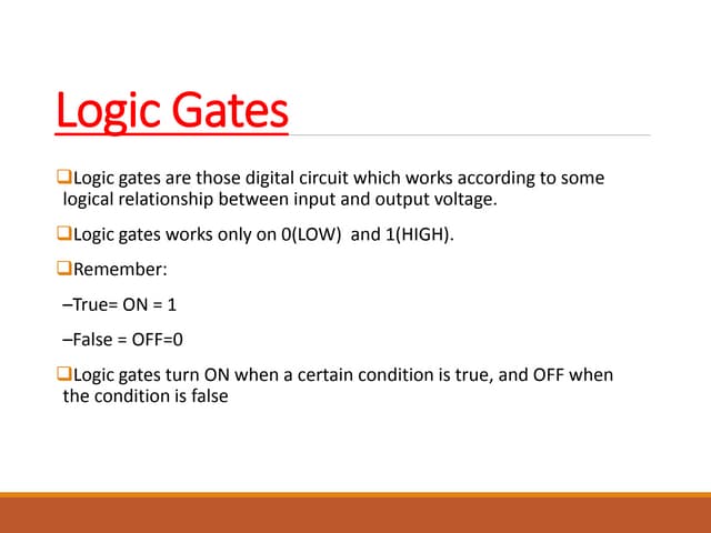 Logic Gates Digital Electronics PPT logic-gates-digital-electronics-ppt