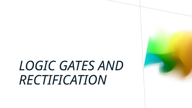 IMPLEMENTATION OF GATES USING DIODES | PPTX
