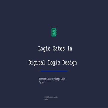 Logic Gates in Digital Logic Design.pptx
