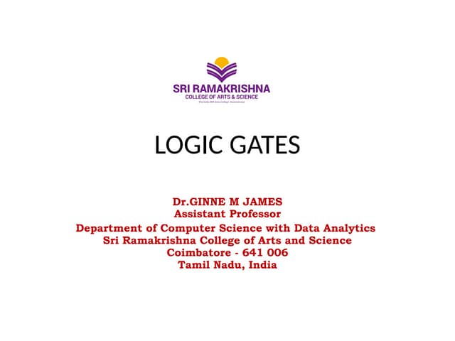 Logic gates | PPT