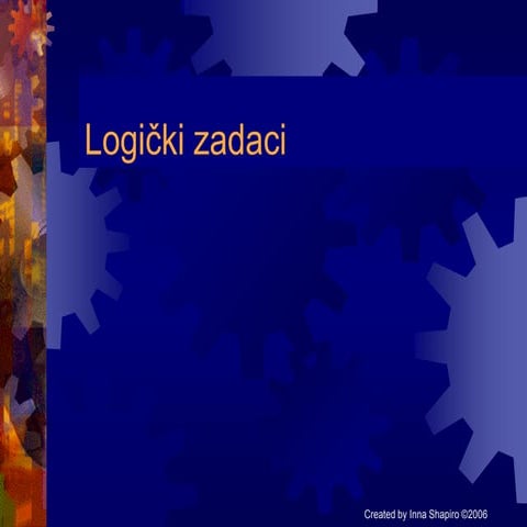 Logicki zadaci | PDF
