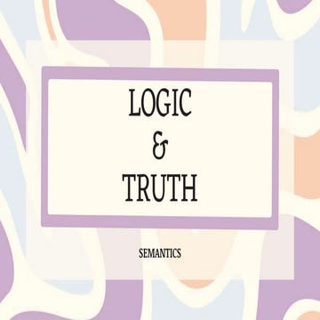 Logic And Truthpptx Propositional Logic And Etc Ppt 9278