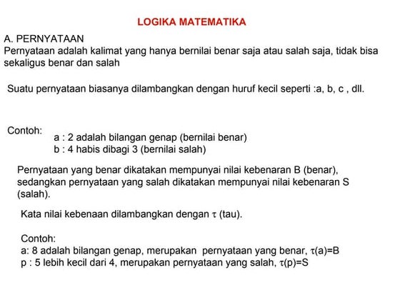 Logika Matematika | PPTX