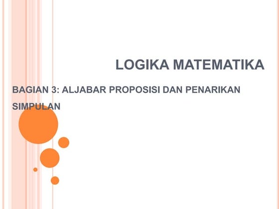 Soal uji kd logika mat | PDF