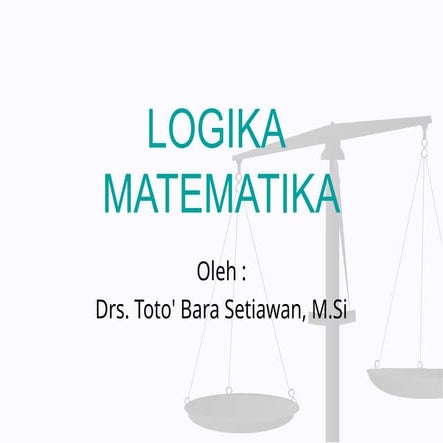 materi tenang logika matematika kelas XI SMK/SMA | PPT