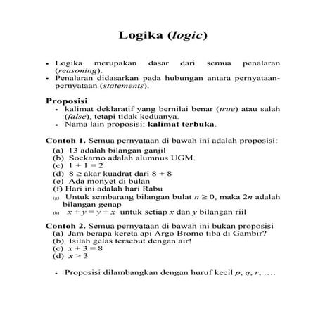 Logika (2) | DOC