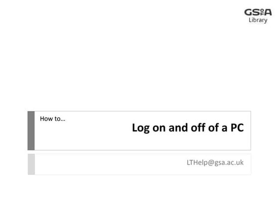 logging in to GSA email | PPT
