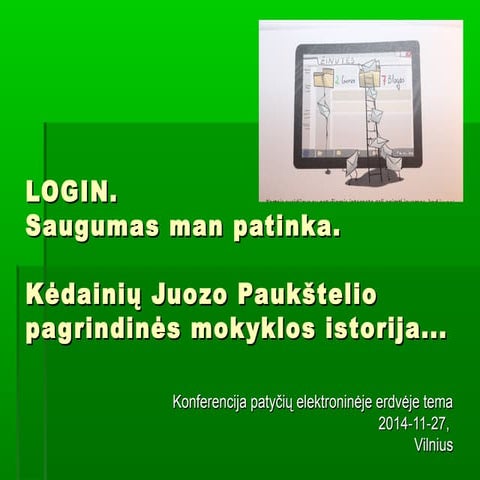 Login pristatymas kedainiu juozo paukstelio | PPT