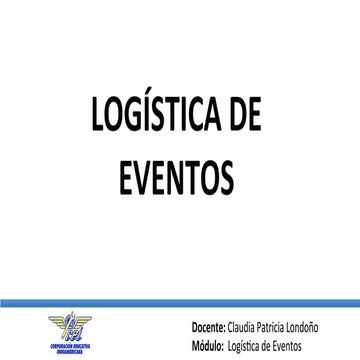 Logistica de eventos | PDF