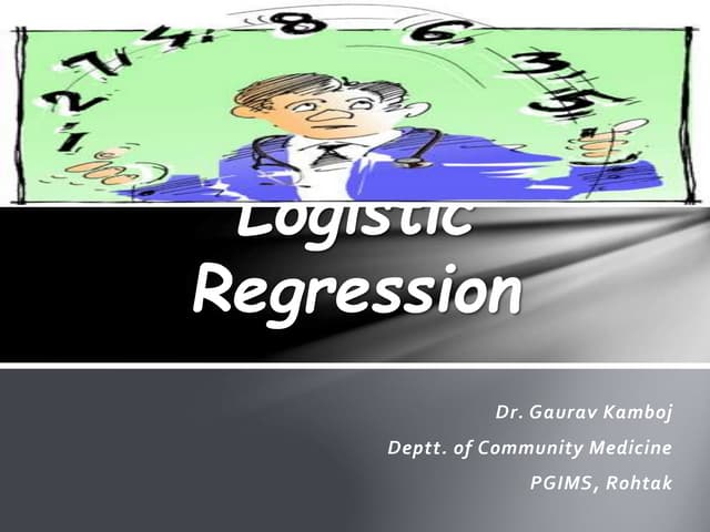 Logistic regression | PPTX