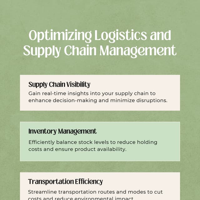 Revolutionize Your Operations: Optimizing Logistics and Supply Chain Management with Capital ITS ...