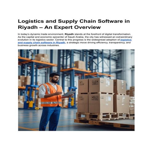 Logistics and Supply Chain Software in Riyadh – An Expert Overview.pdf