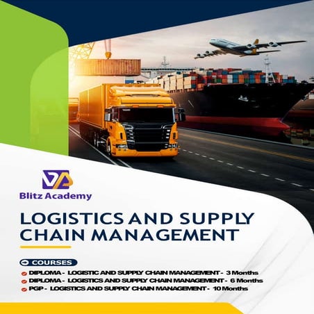 Logistics Courses in Kochi |Top Logistics Institute in Kerala | PDF