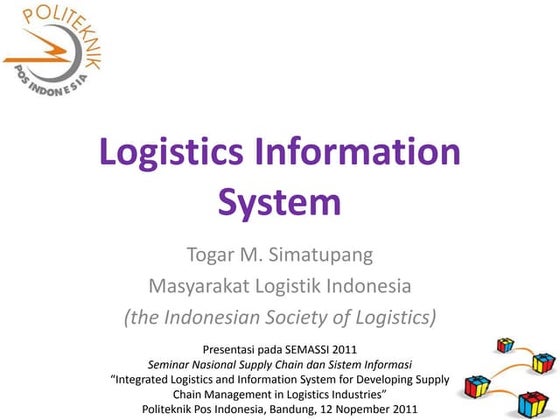 Logistics Information System | PPTX | Logistics | Business
