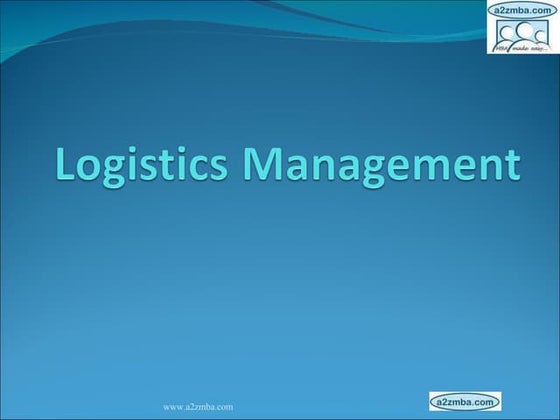 Logistics LOA | PDF | Logistics | Business