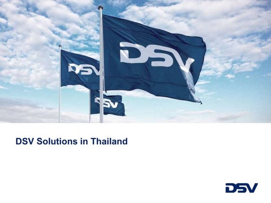 Logistics solutions DSV Solutions France | PPT