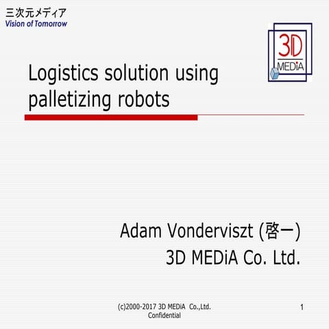 Logistics solution using palletizing robots | PDF