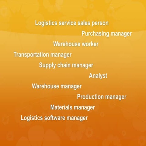 Logistics vi1 | PPTX