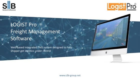 LOGIST Pro: Система для транспортной логистики | PPT
