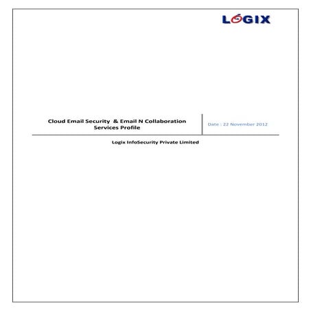 Logix cloud services profile | PDF