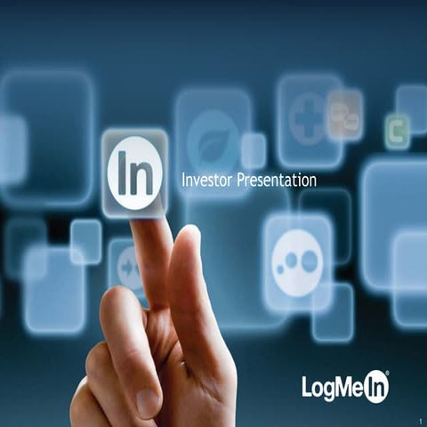 Logmein Investor Deck Q1 2014 | PPT | Free Download