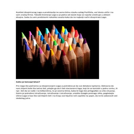 Dizajniranje Logo-a, saveti | PDF