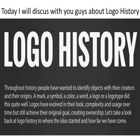 Logo History | PPT