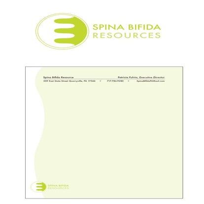 Spina Bifida Logo And Letterhead | PDF