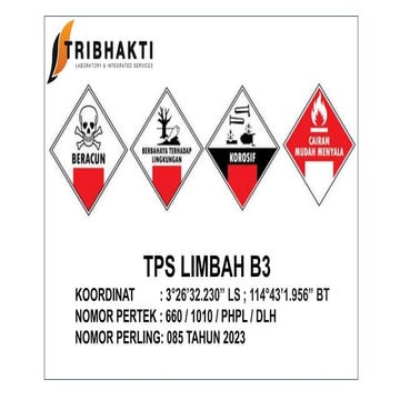 contoh sign tps bahan kimia berbahayapptx | PPTX