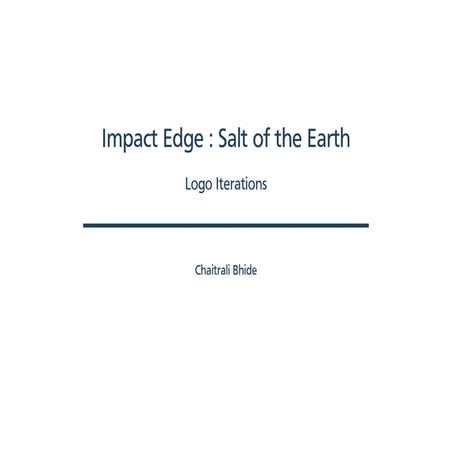 Branding - Logo Iterations | PPT