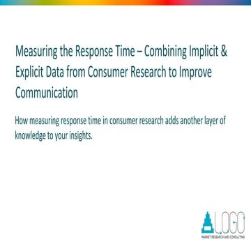 Measuring the Response Time – Combining Implicit & Explicit Data from ...