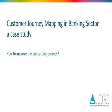 Customer Journey Mapping in Banking Sector | PDF