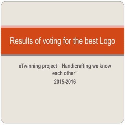 Logo competition results | PPT