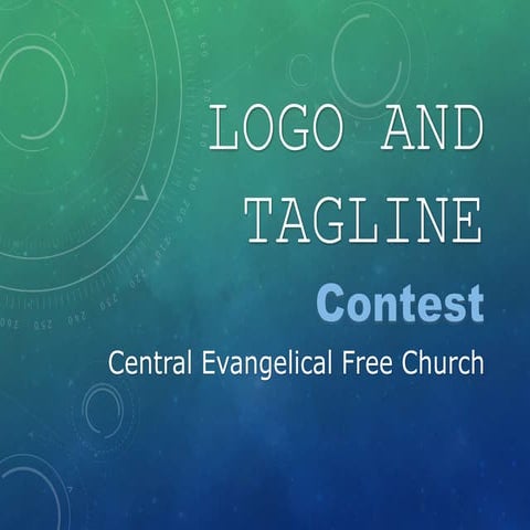 Logo and Tagline Making Contest | PPTX