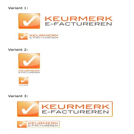 Logo Keurmerk E Factureren | PDF
