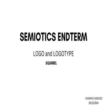 logo & logotype on educational presentation | PDF