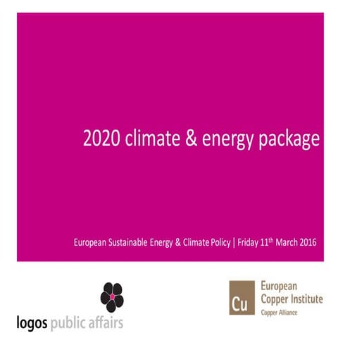 2020 climate & energy package | PPT