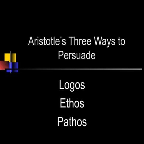 Logos ethos pathos powerpoint | PPT
