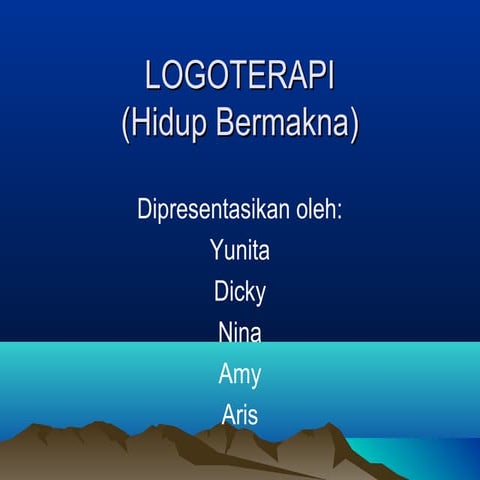 L o g o t e r a p i | PPT