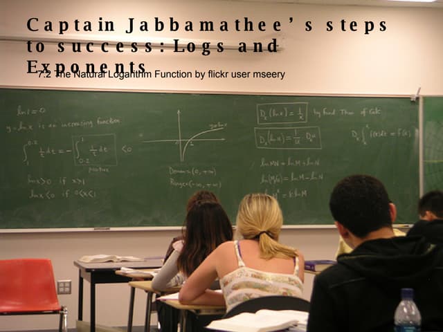 5-2 Logarithmic Functions and their graphs.ppt
