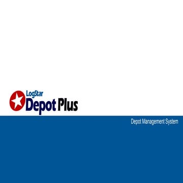 LogStar Depot Plus | PDF