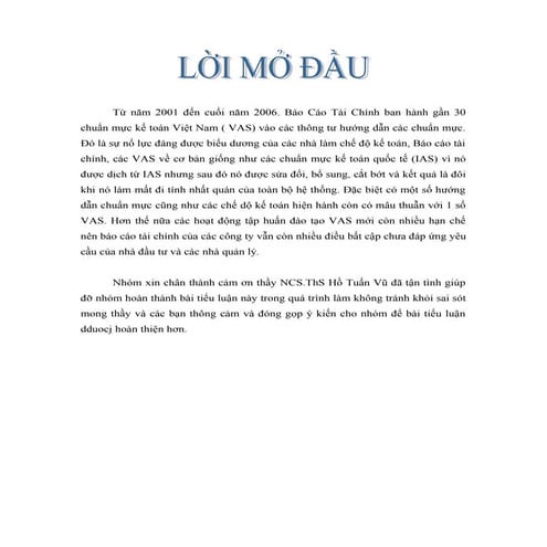 Loi mo dau | DOC