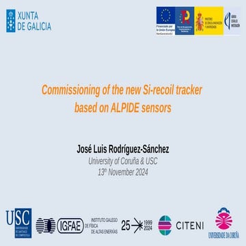 Commissioning of the new Si-recoil tracker based on ALPIDE sensors | PDF