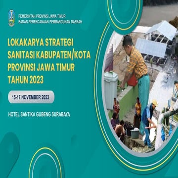 LOKAKARYA STRATEGI SANITASI KOTA TAHUN 2023 | PPTX
