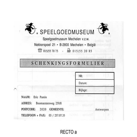 Lokblok donatie 1998 speelgoedmuseum | PPT