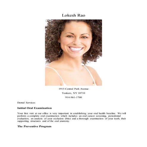 Lokesh Rao DDS | DOCX